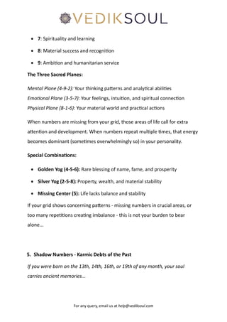 Sacred Numbers: Your Guide to Vedic Numerology | PDF