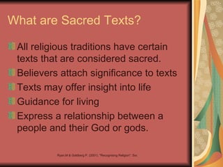 Sacred Texts | PPT