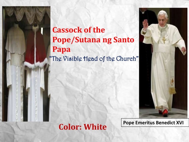 Sacred vessels, books, vestmets | PPTX