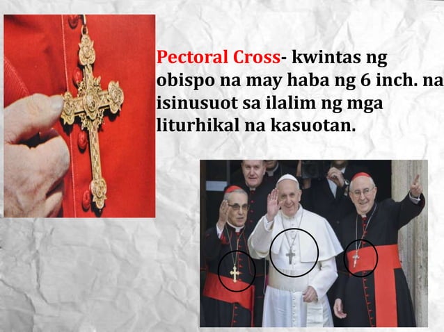 Sacred vessels, books, vestmets | PPTX