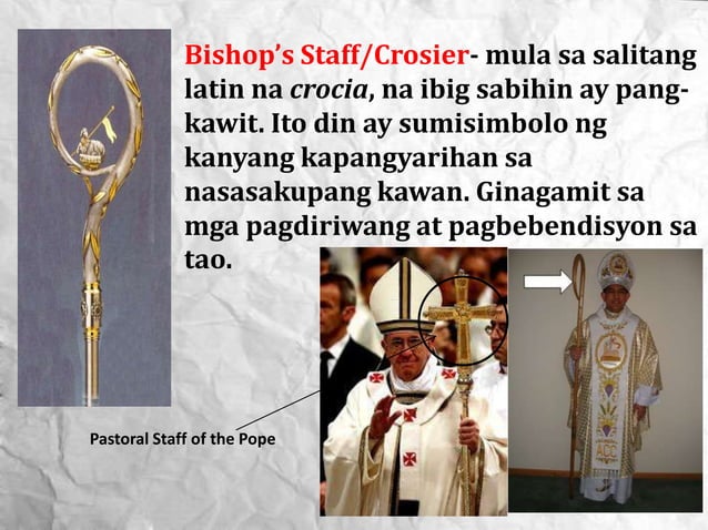 Sacred vessels, books, vestmets | PPTX