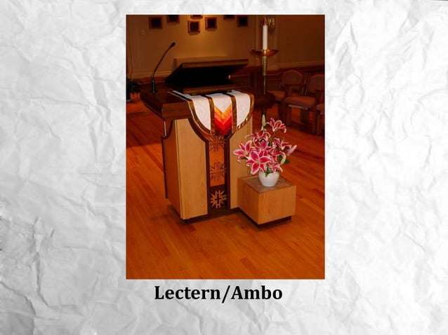 Sacred vessels, books, vestmets | PPTX