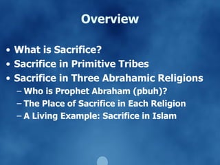Sacrifice | PPT