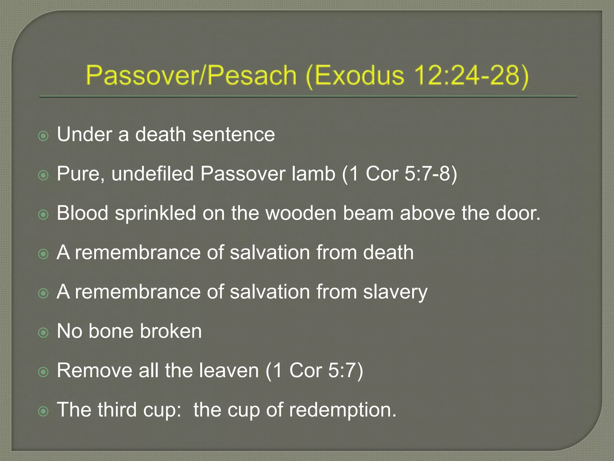 Old Testament Sacrifices and Their Significance to Christianity | PPTX