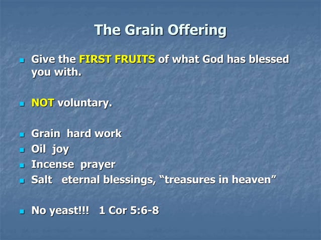 Old Testament Sacrifices and Their Significance to Christianity | PPTX