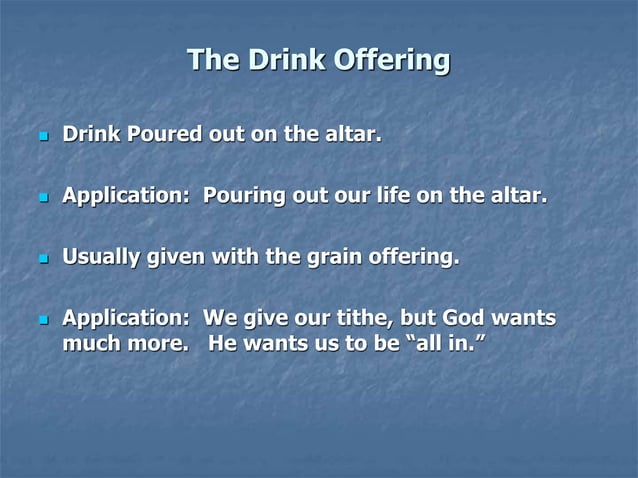 Old Testament Sacrifices and Their Significance to Christianity | PPTX