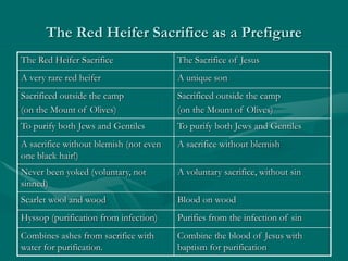 Old Testament Sacrifices and Their Significance to Christianity | PPTX