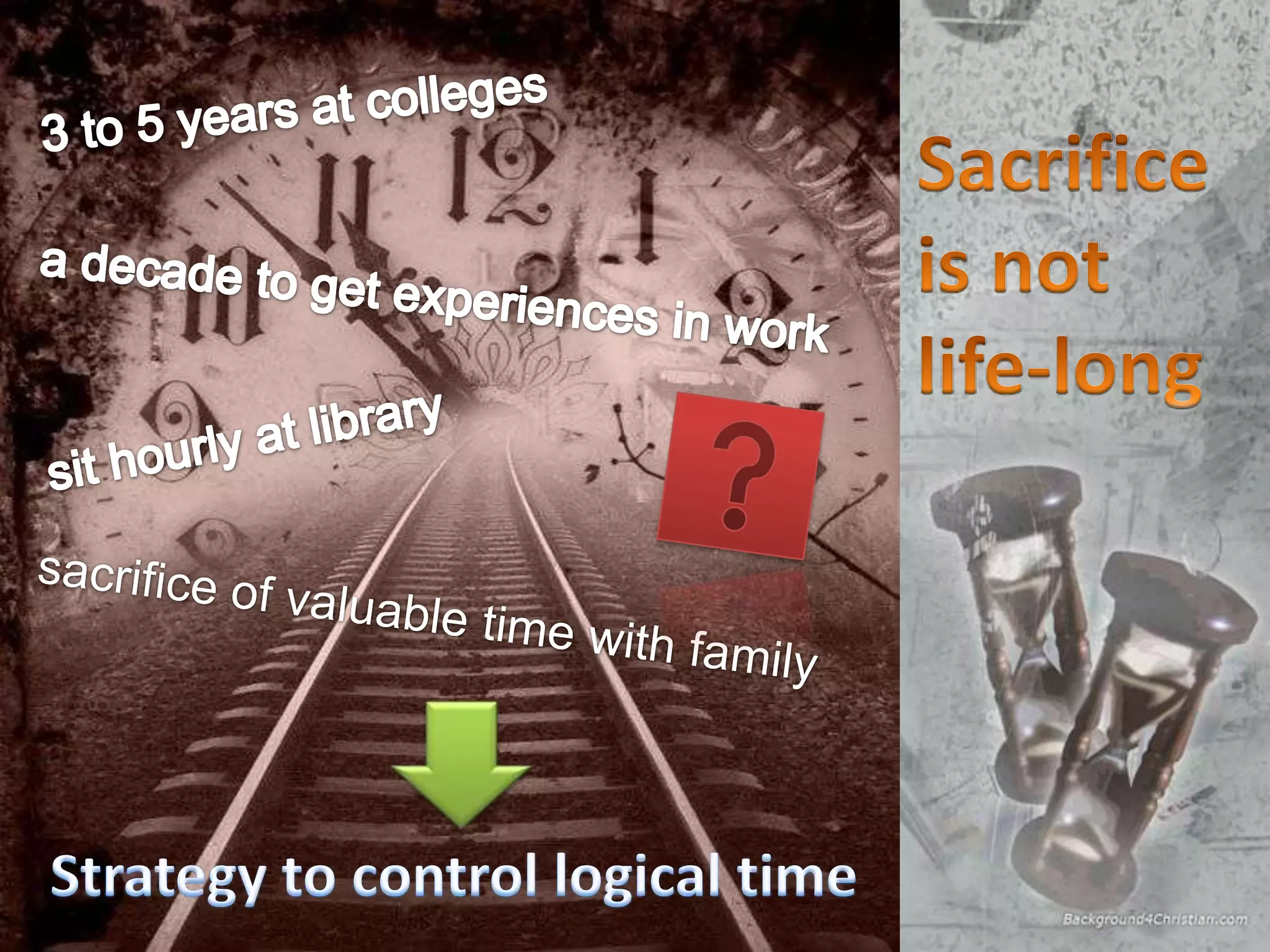 Sacrifice for success | PPTX