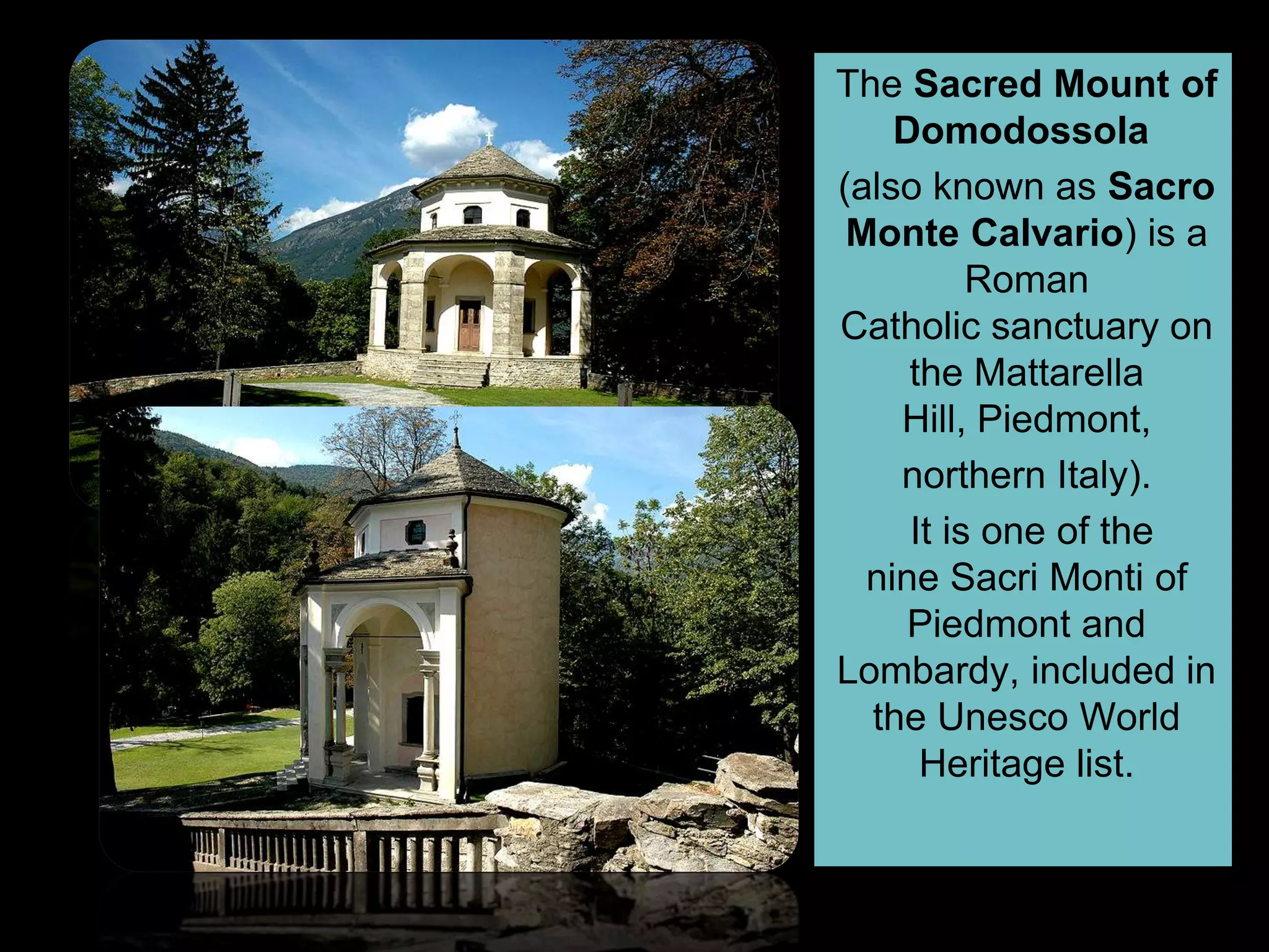 Piedmont World Heritage Sites: the Sacri Monti | PPTX