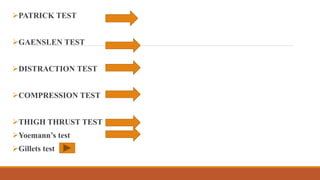 Sacroiliac joint as a cause of back pain | PPTX