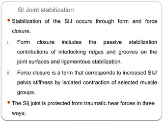 Sacroiliac joint biomechanics, dysfunctions, assessment and its manual ...