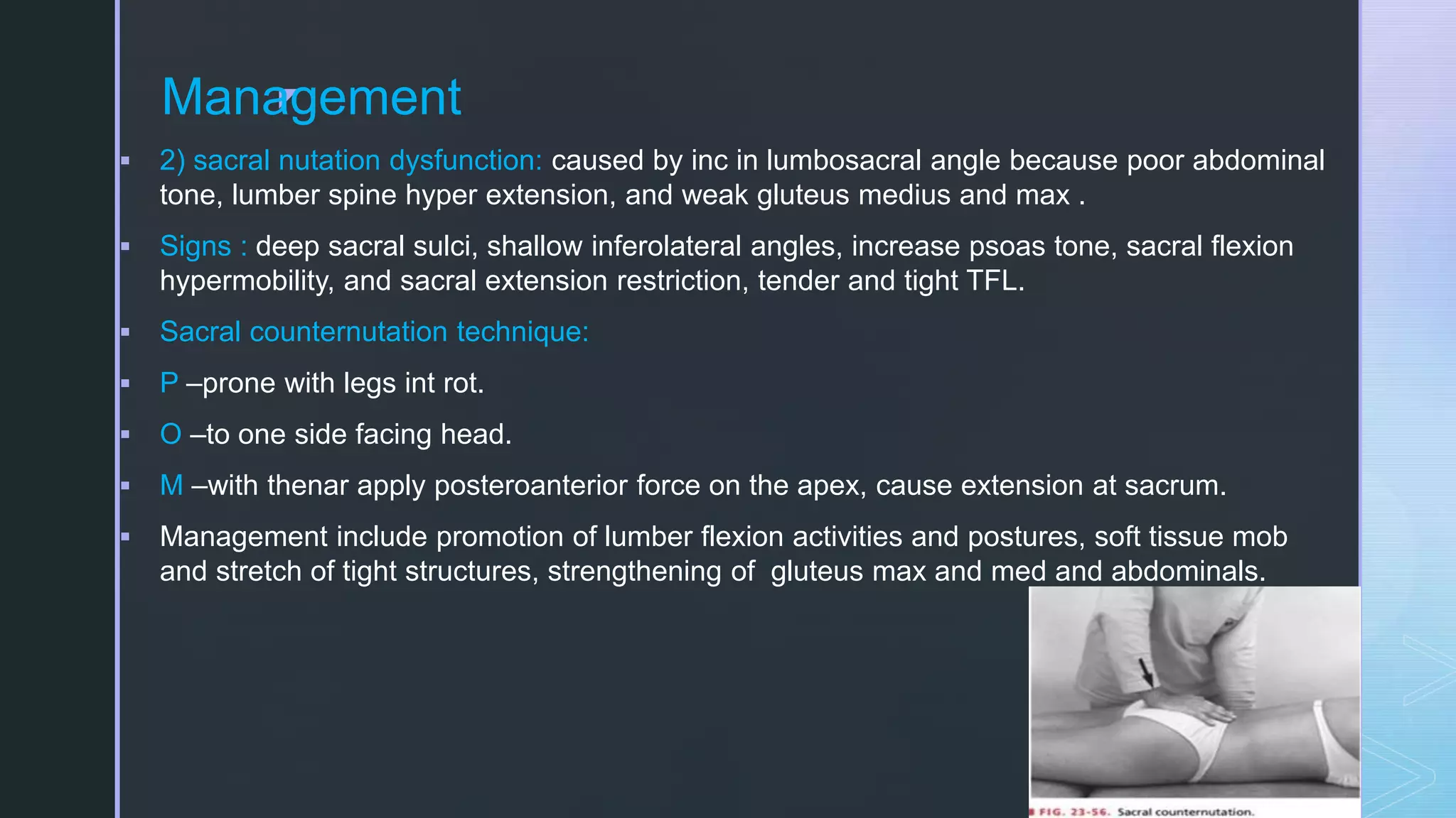 Sacroiliac joint dysfunction | PPTX