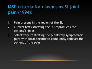 Sacroiliac Joint | PPT