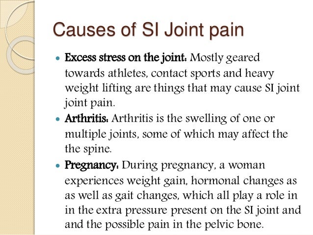 Sacroiliac Joint Pain | PPTX