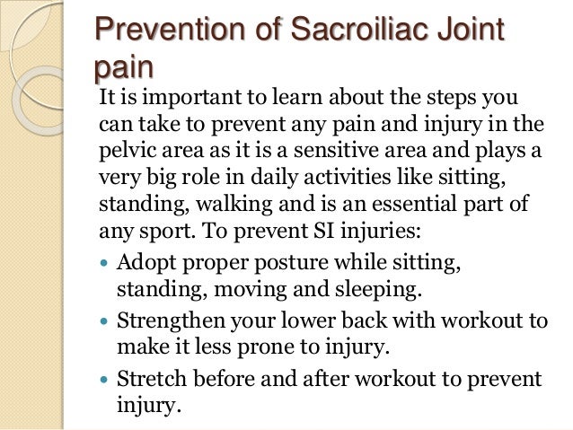 Sacroiliac Joint Pain | PPTX