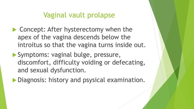 Sacrospinous colpopexy (Amreich-Richter technique) for vaginal vault ...