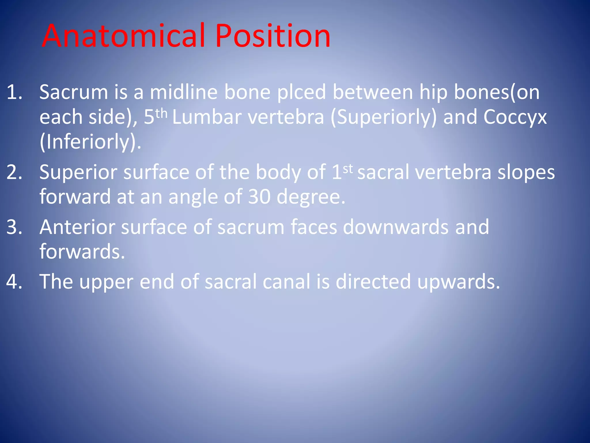 Sacrum | PPTX
