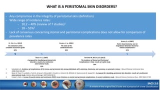 Sacs 2.0 a review of the original sacs scale WUWHS Florence 29.09.2016