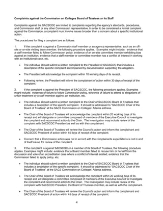 Sacs complaintpolicy | PDF