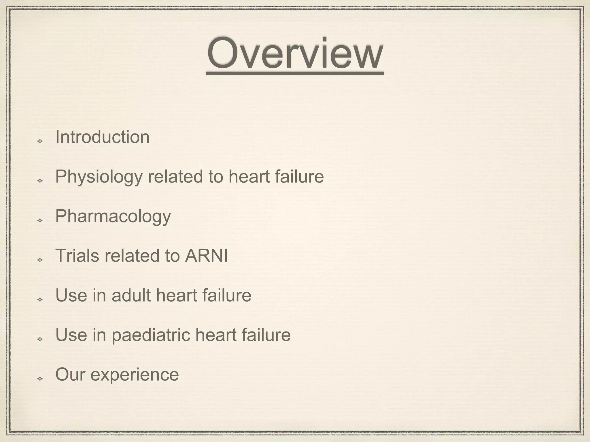 Sacubitril Valsartan in Heart failure and Congenital heart disease | PPTX