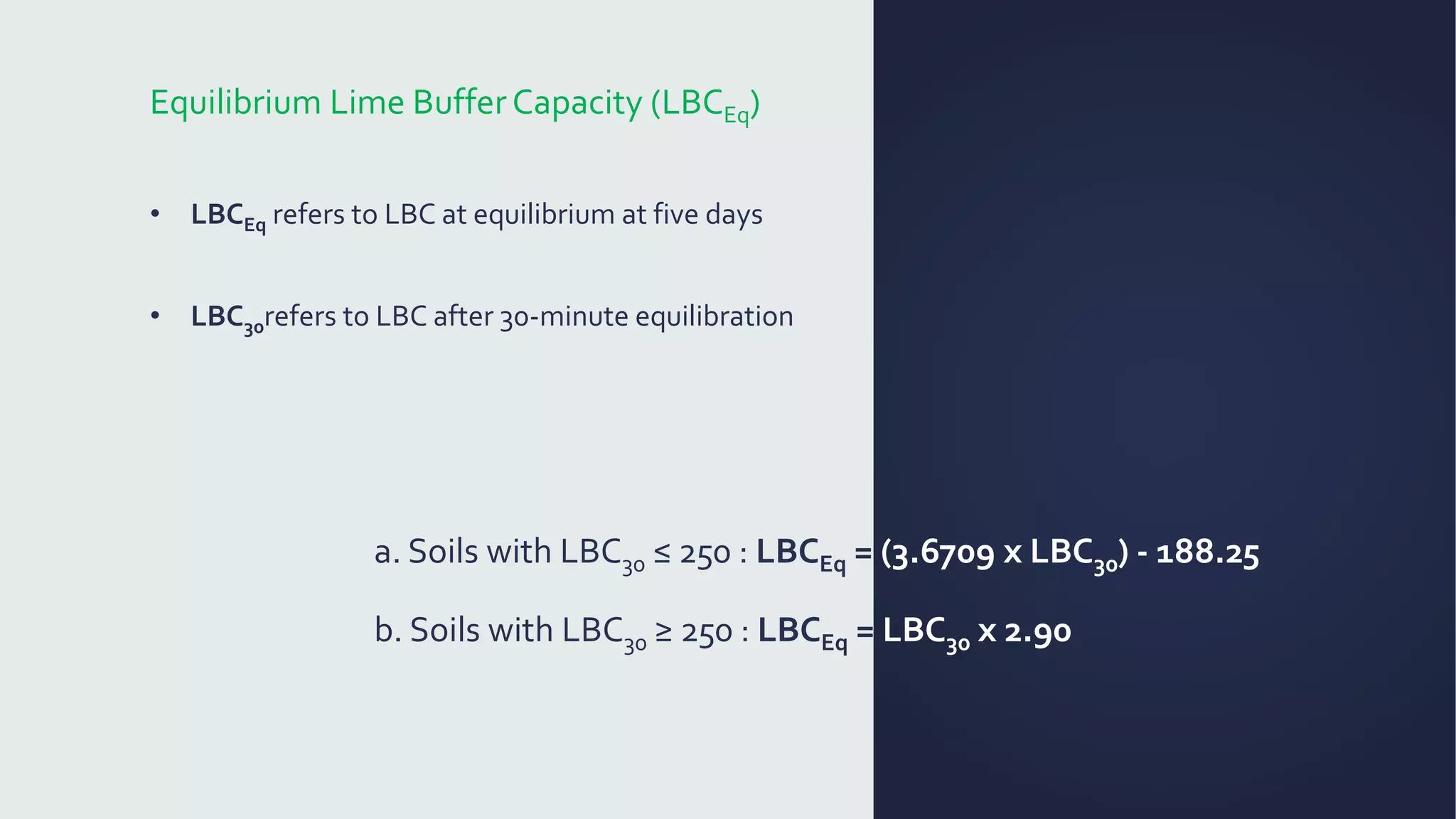 LIME REQUIREMENT AND LIMING MATERIALS FOR ACIDIC SOIL | PPTX