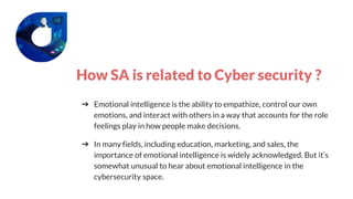 Role of Sentiment Analysis in Cybersecurity | PPT