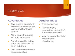 Fact - Finding Techniques | PPTX