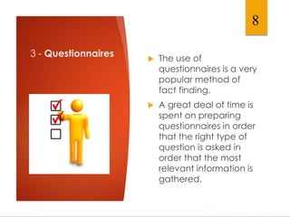 Fact - Finding Techniques | PPTX