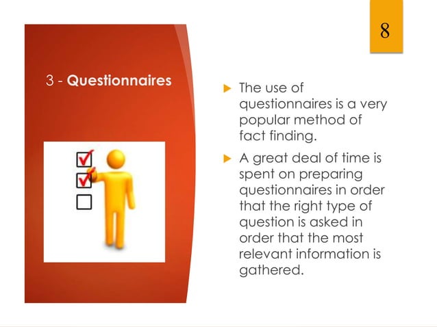 Fact - Finding Techniques | PPTX | Technology & Computing