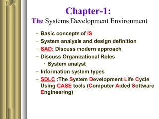 System and designi chapter-1 | PPT