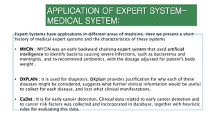 Application of Expert Systems in System Analysis & Design | PPTX