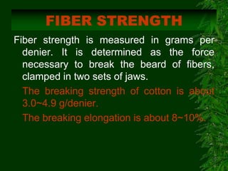 Cotton Fibers | PPT