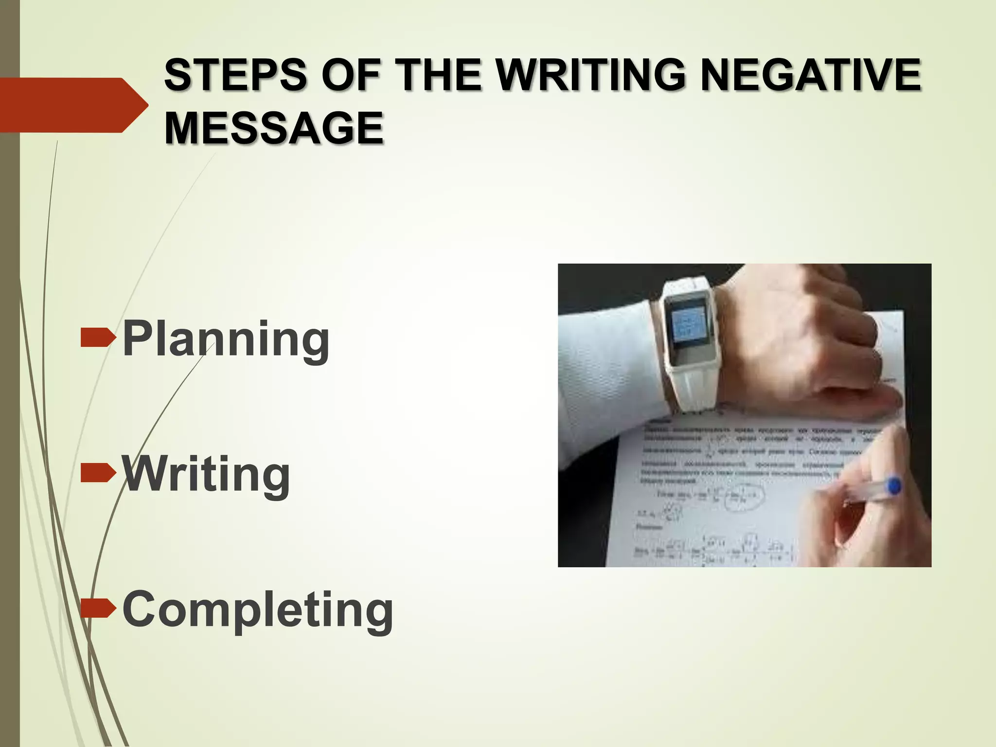 PPT Negative message | PPTX