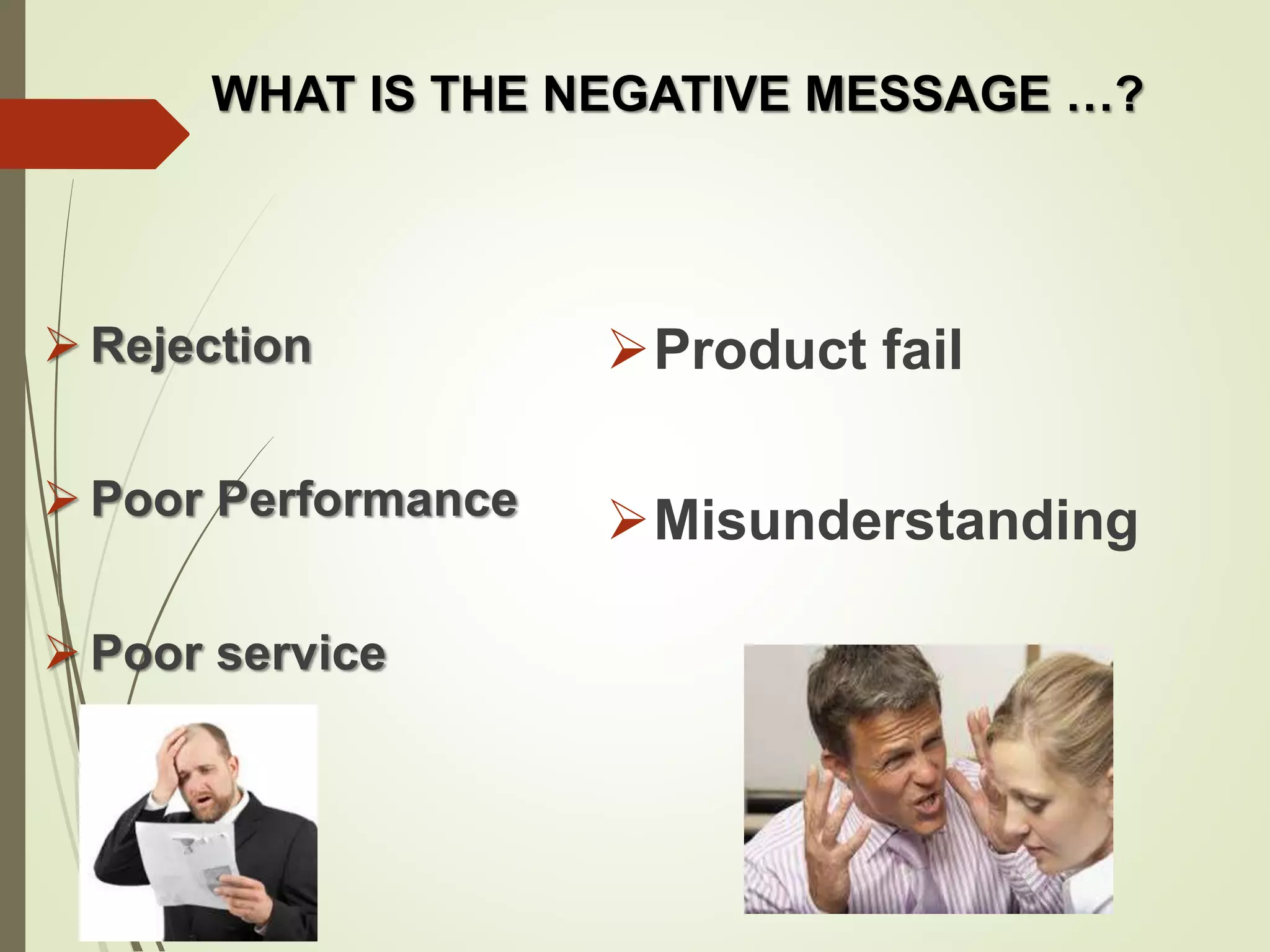 PPT Negative message | PPTX