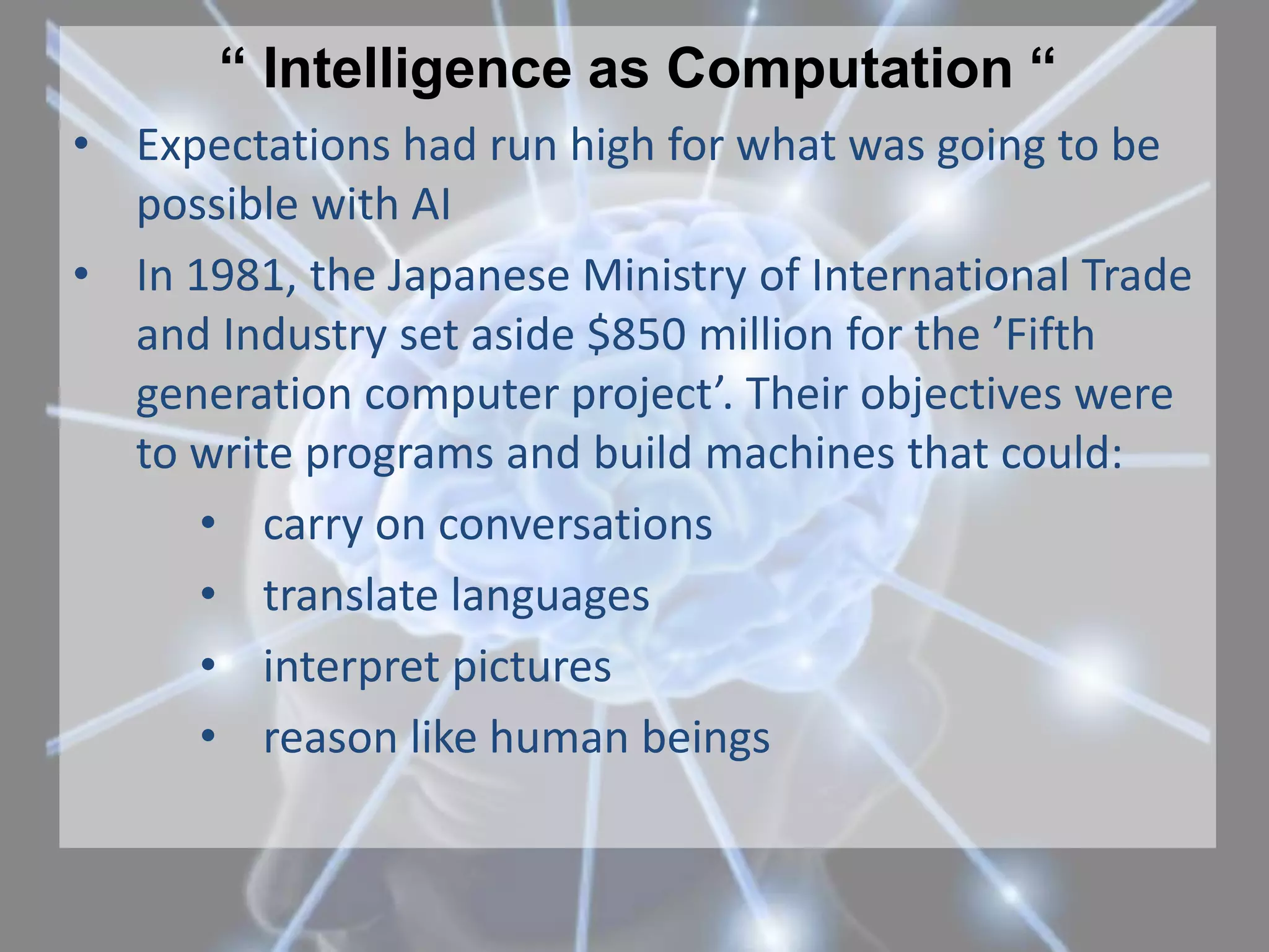 Machine Learning, AI and the Brain | PPTX