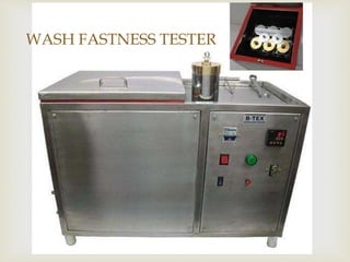 Assesment of colour fastness | PPTX