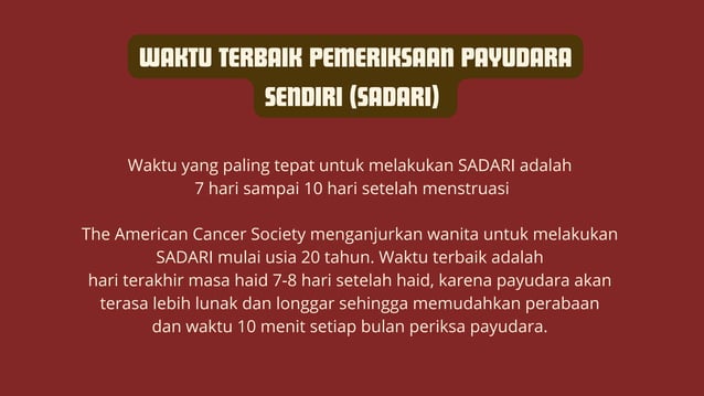 Pemeriksaan Payudara Sendiri (Sadari) PPT.pdf