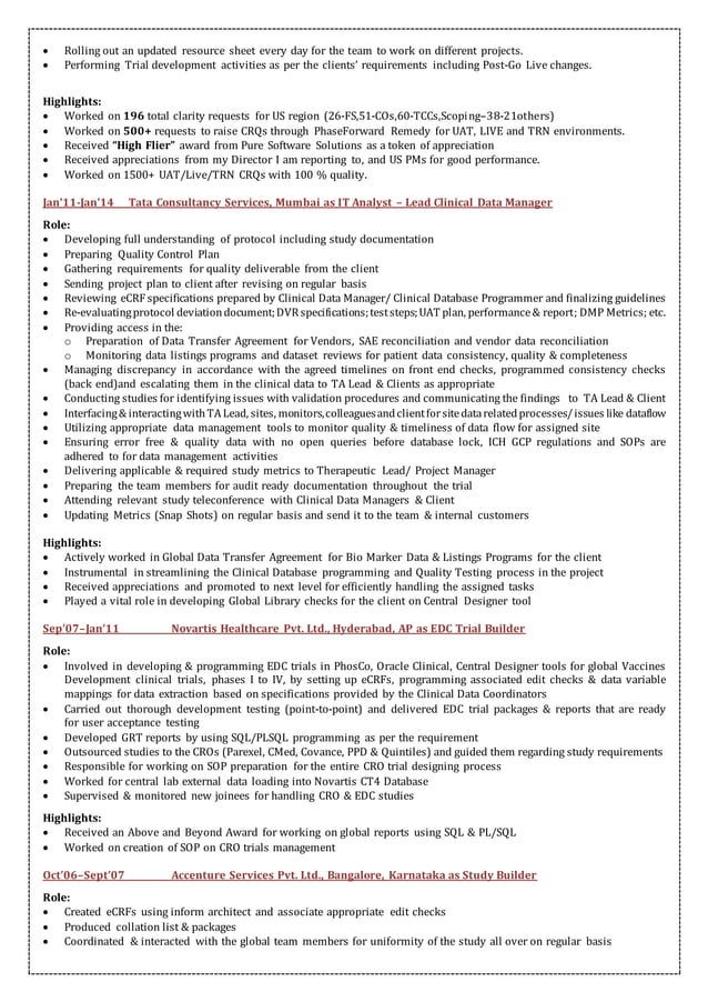 Sada shiva profile | DOCX