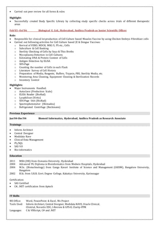 Sada shiva profile | DOCX