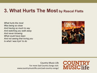 Sad Country Songs | PPTX