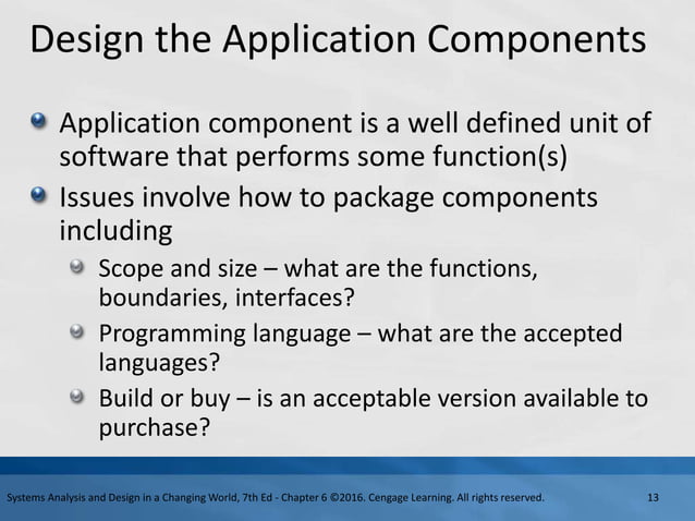 Sadcw 7e chapter06-done | PPTX | Databases | Computer Software and ...