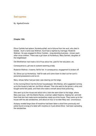 Sad cypress | DOCX