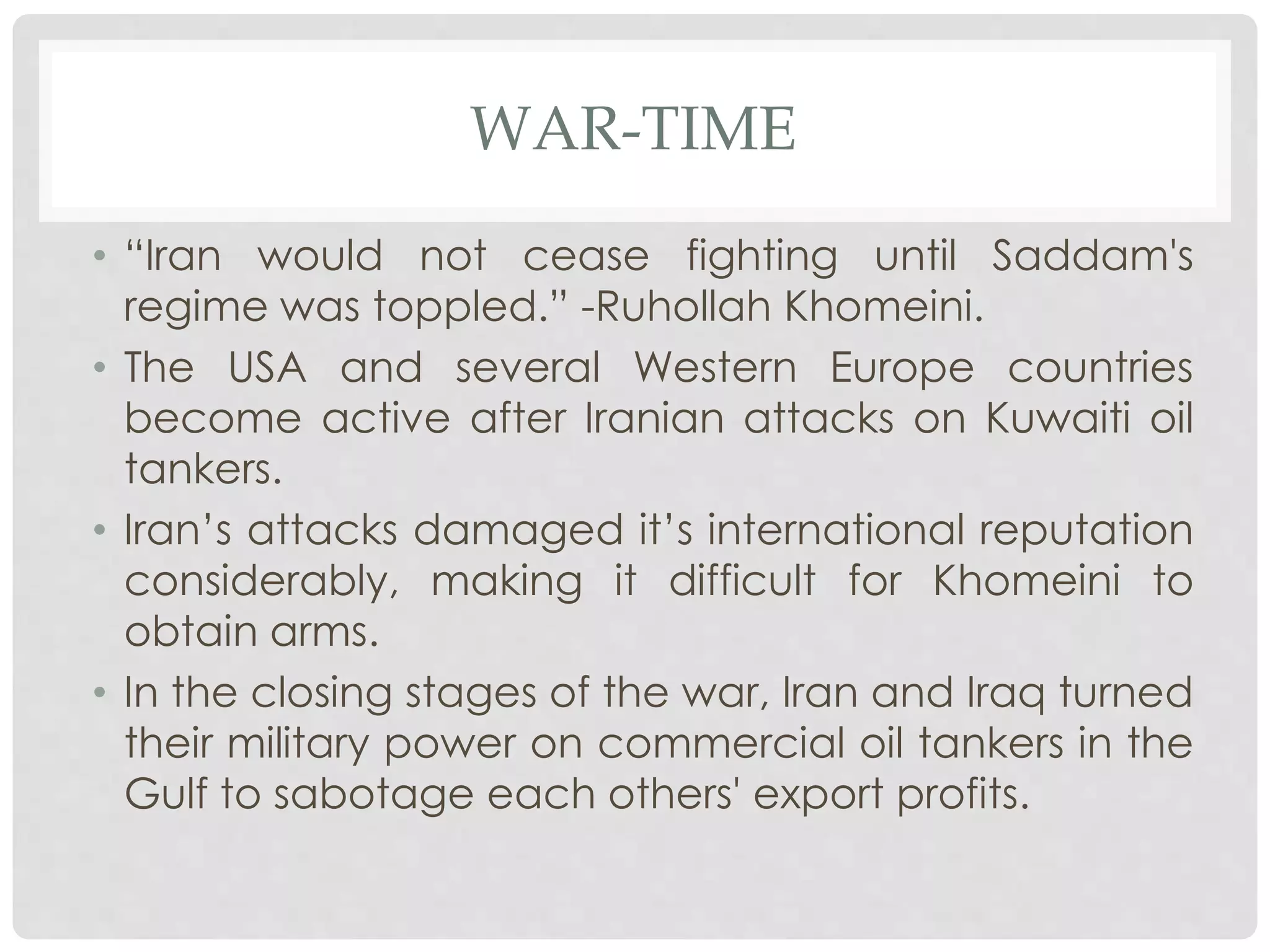 Iraq & saddam Hussein | PPTX