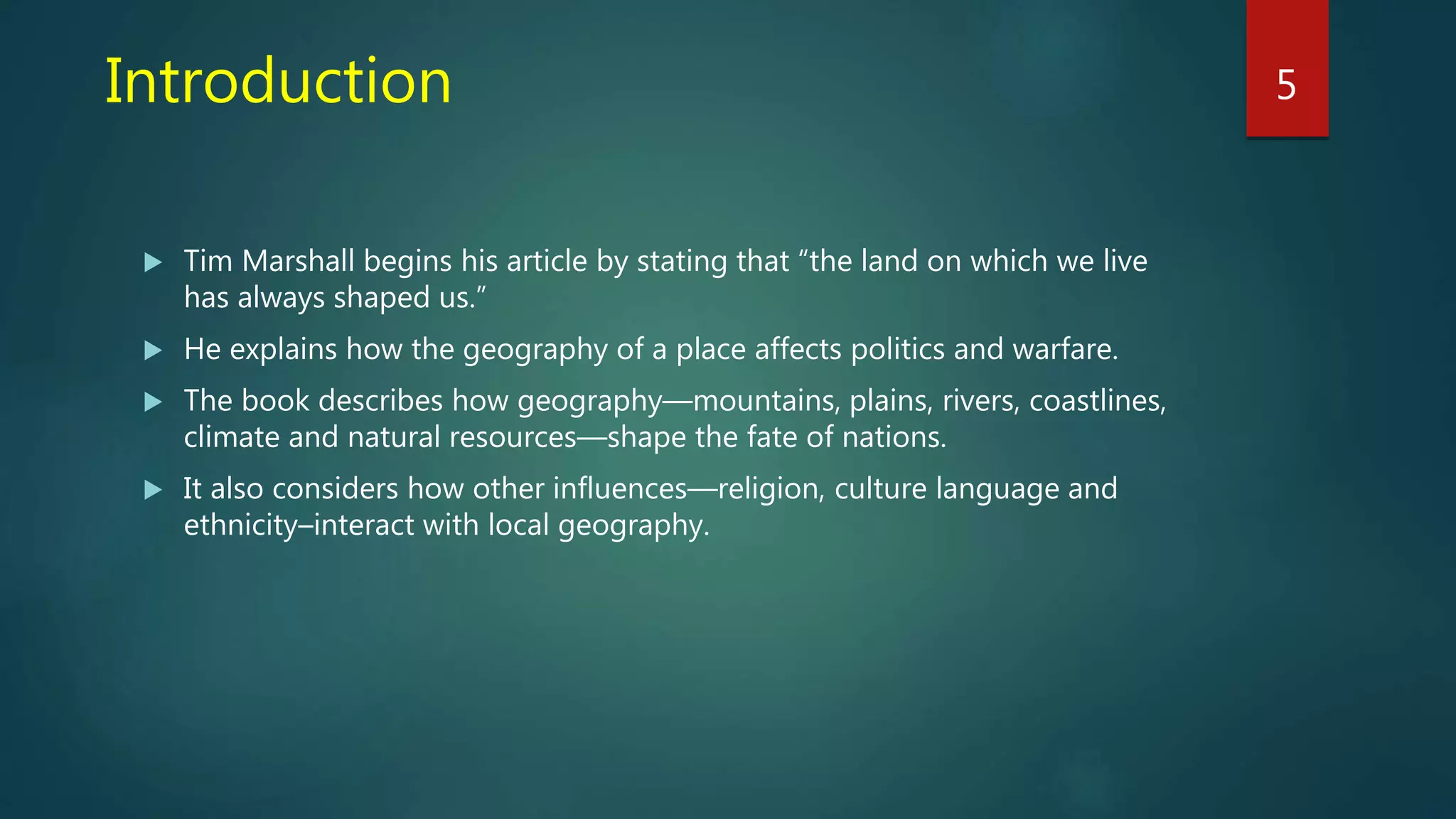 prisoners of geography | PPTX