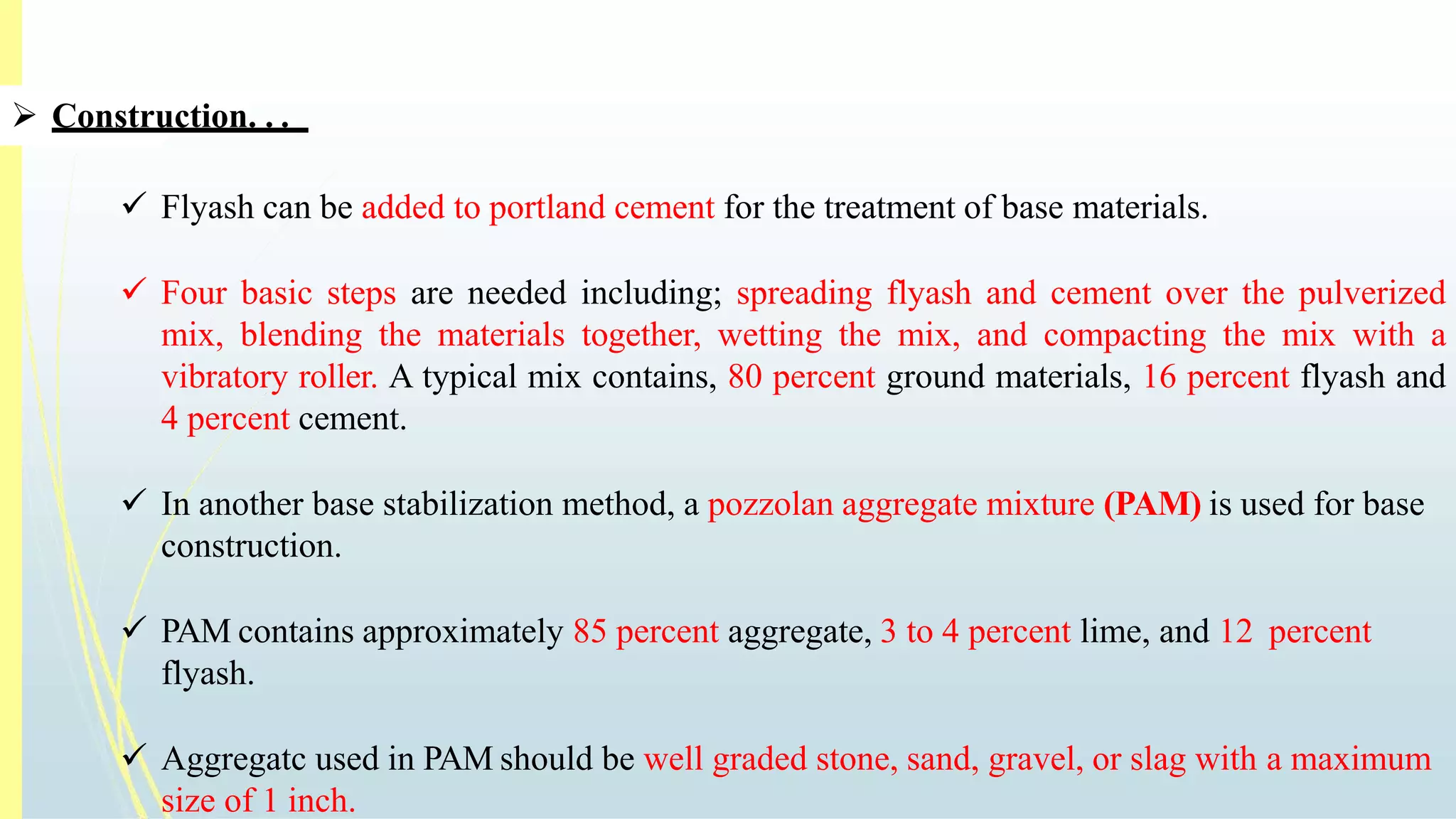 WARISH SADDAM SOLID WASTE USE AS A ROAD CONSTRUCTION MATERIAL ppt m ...