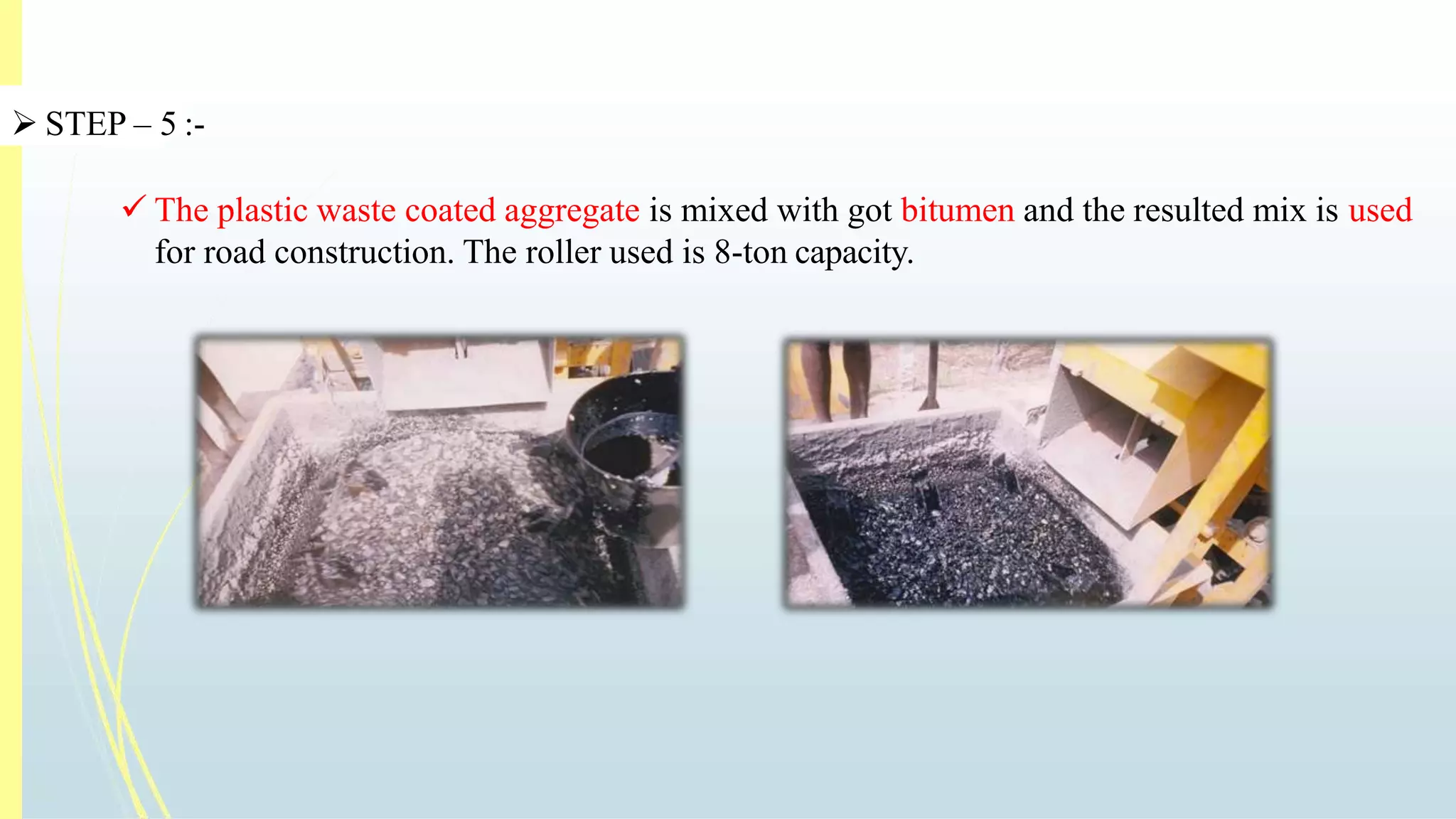 WARISH SADDAM SOLID WASTE USE AS A ROAD CONSTRUCTION MATERIAL ppt m ...