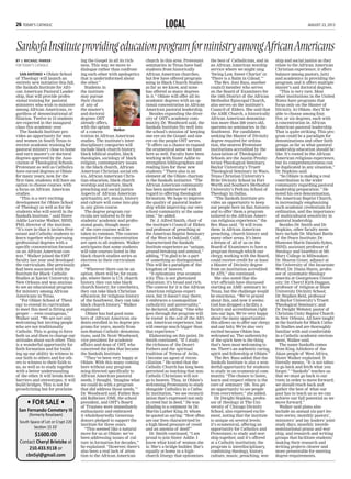 Sankofa Institute providing education program for ministry among ...