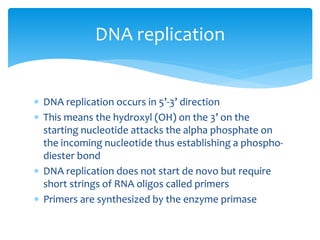 Sadeeqsheshe the central dogma of molecular biology | PPTX