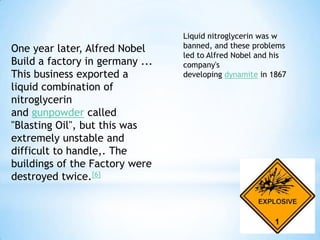 Alfred Nobel Presentation | PPTX