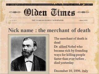 Alfred Nobel Presentation | PPT
